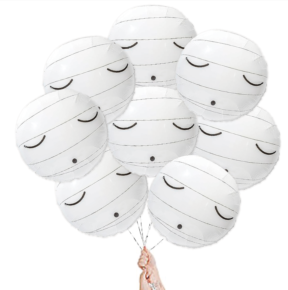 Mummy Balloons Halloween Party Decorations Birthday Celebration Party ...